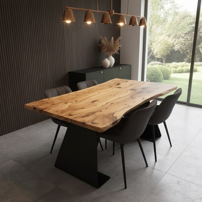 Table En Bois Massif Sur Mesure